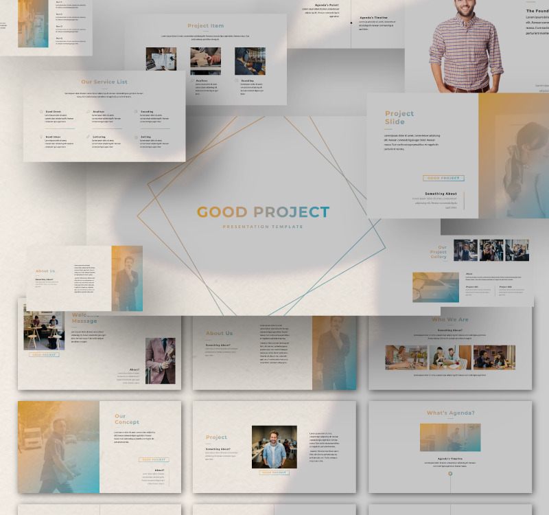 GOOD PROJECT Presentation PowerPoint Template