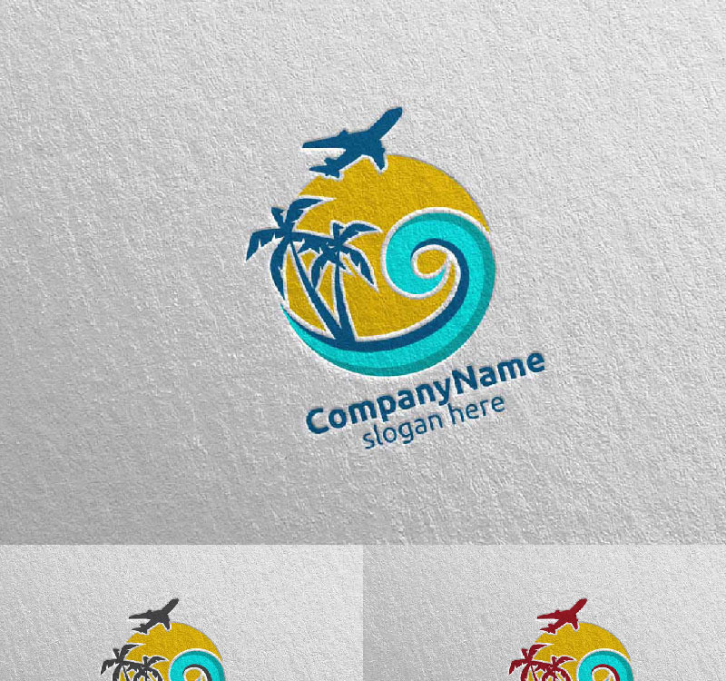 Travel and Tourism for Hotel and Vacation 24 Logo Template
