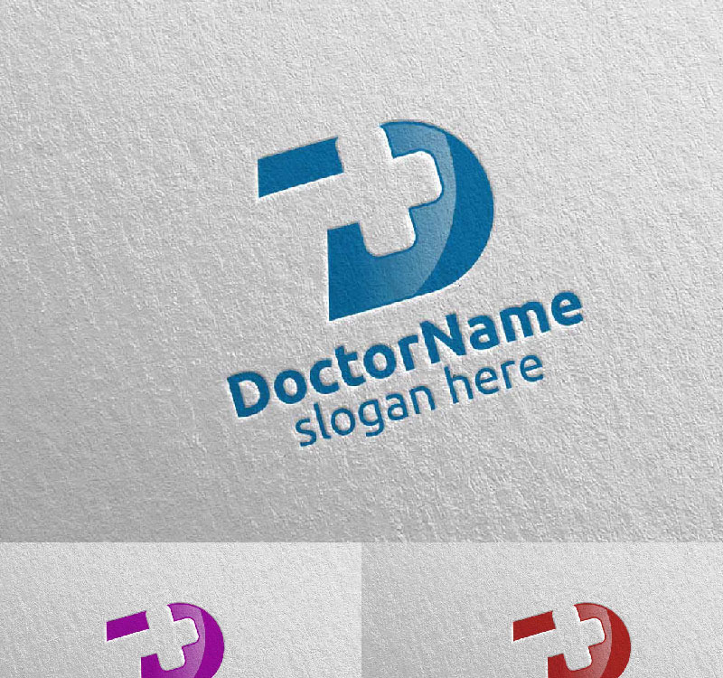 Doctor Cross Medical Hospital Design 27 Logo Template