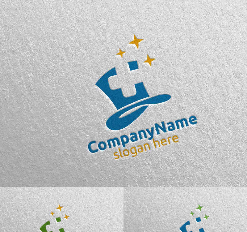 Magic Cross Medical Hospital Design 45 Logo Template