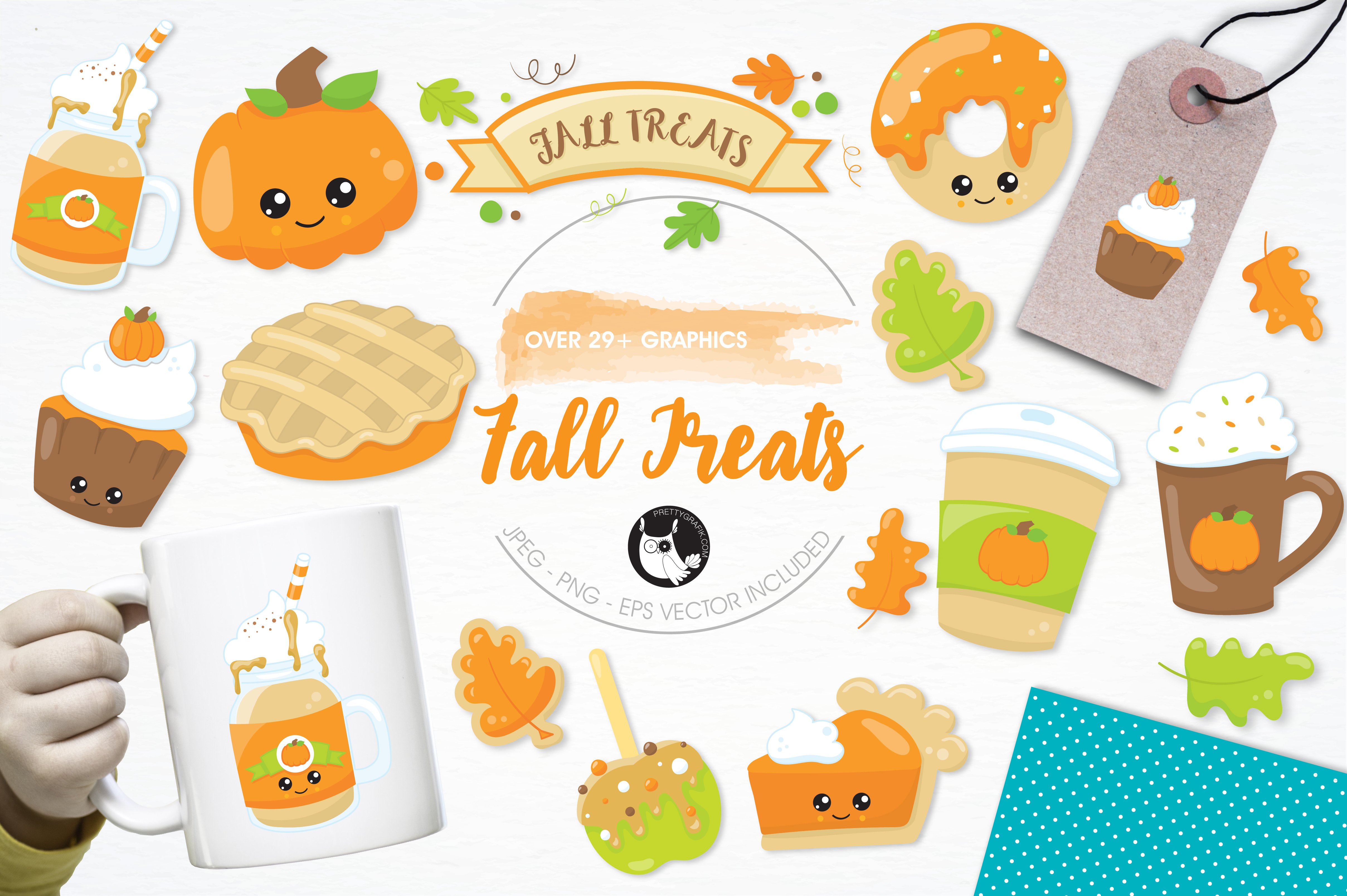 Download Fall treats illustration pack - Vector Image - Vector на тему ...