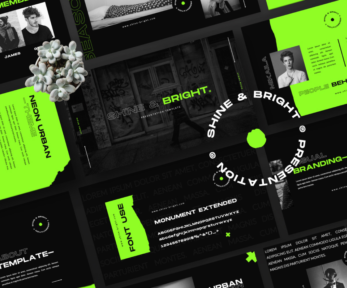 SHINE_BRIGHT PowerPoint Template #100918