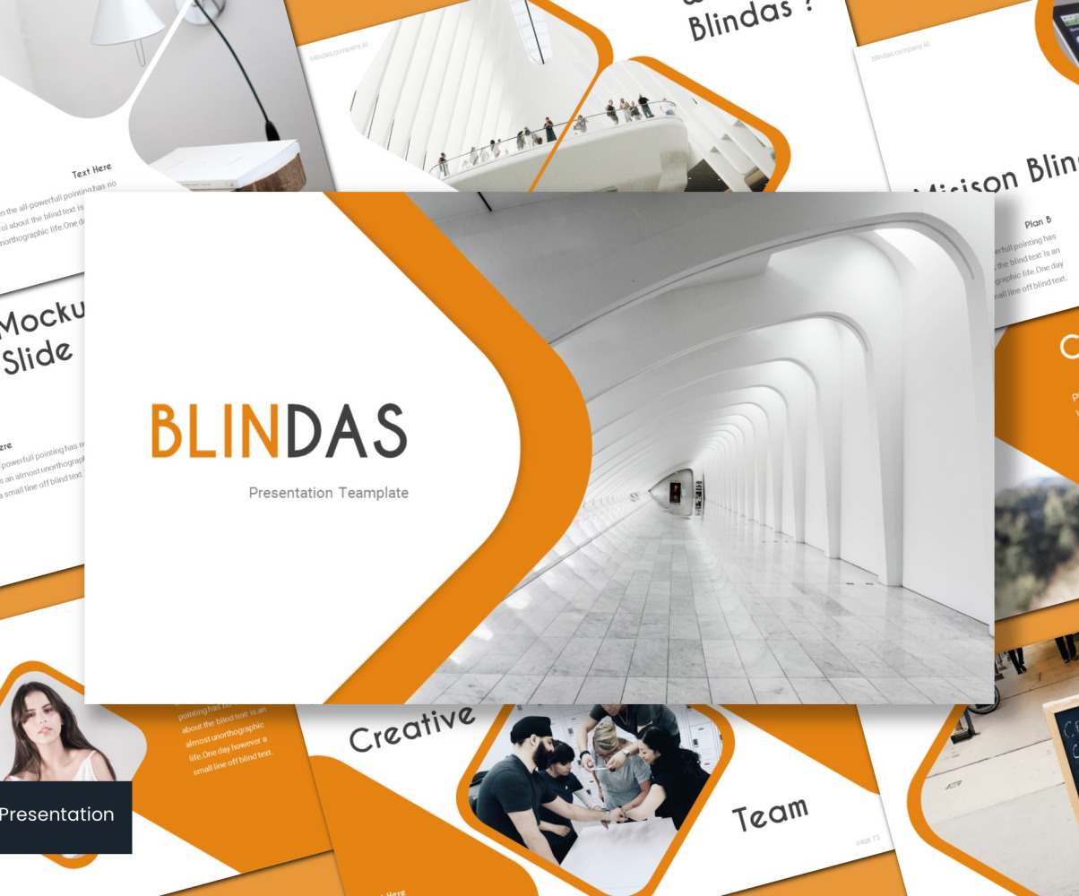 Blindas PowerPoint Template #101080