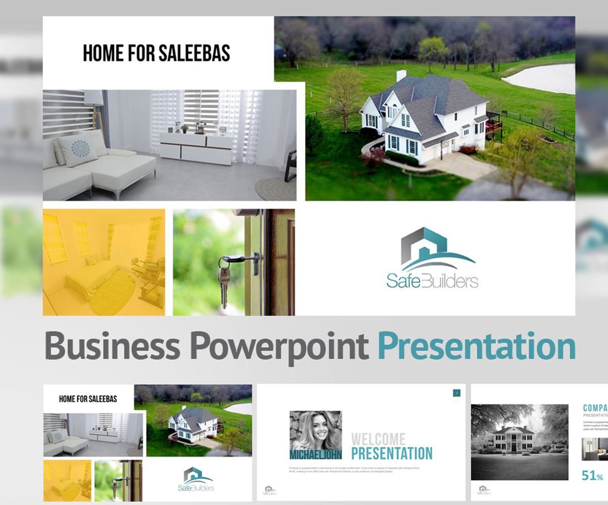 Safe Builders PowerPoint Template #101226