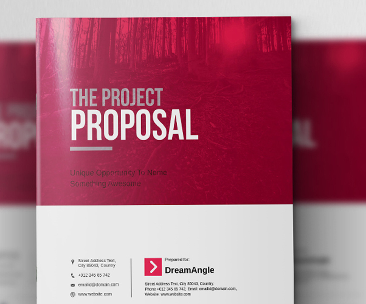 Dream Angle Corporate Project Proposal Resume Template #101372