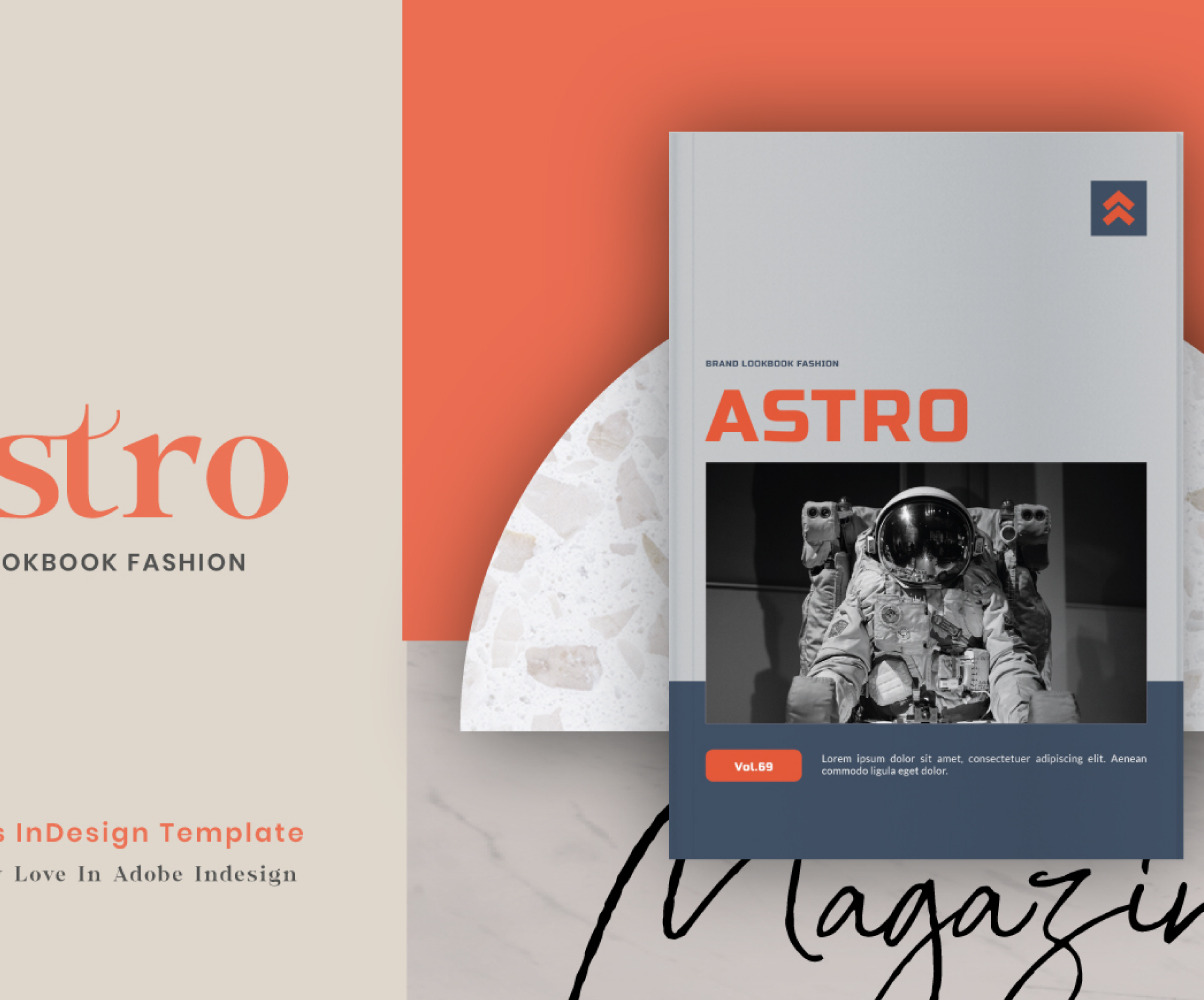 Astro Brand Fashion Magazine Template #101780