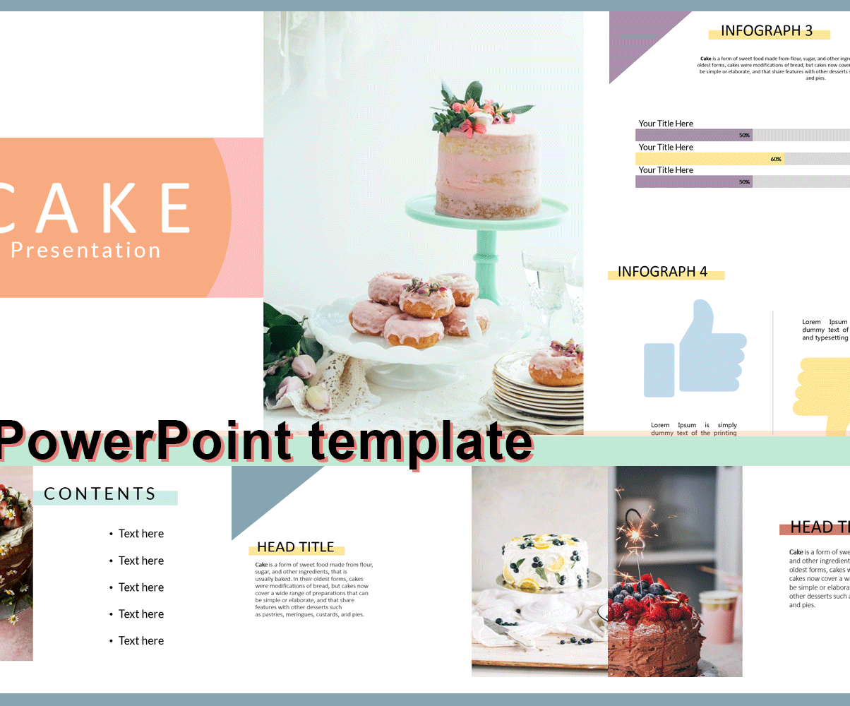Cake Pastel PowerPoint template