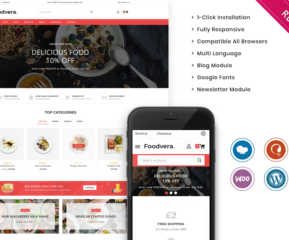 Foodvera - The Fast Food & Restaurant Store