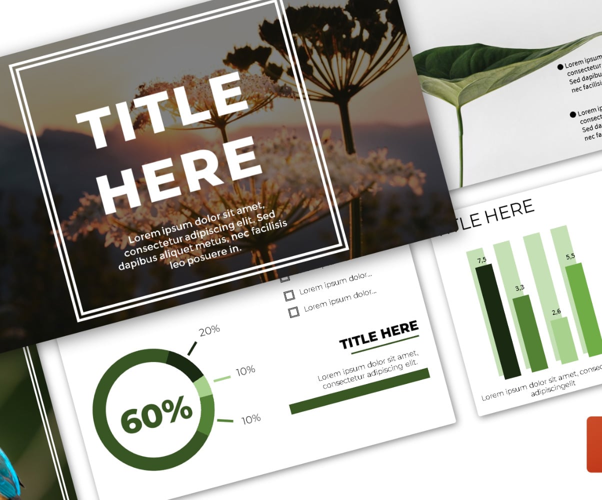 Organic Nature Powerpoint Template