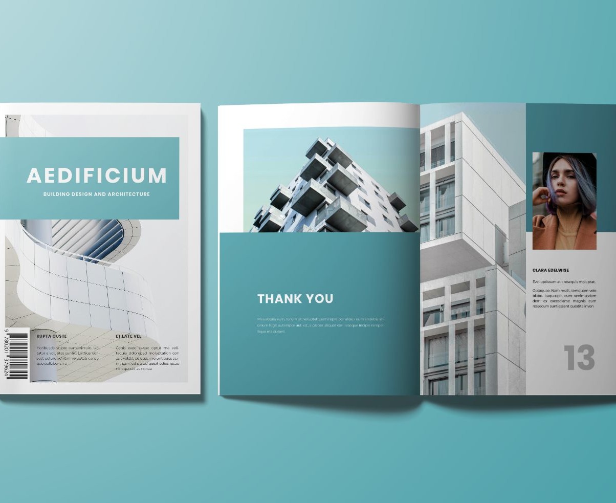 Building Design Magazine Template #104297