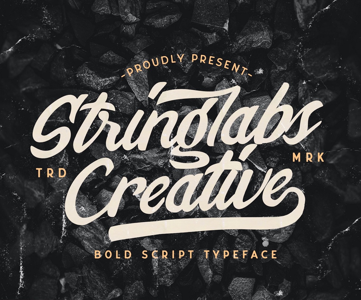 Stringlabs Creative - Bold Script Font #106342