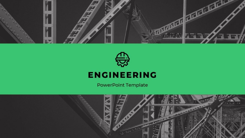 Engineering Sjablonen PowerPoint presentatie PowerPoint Template №106996
