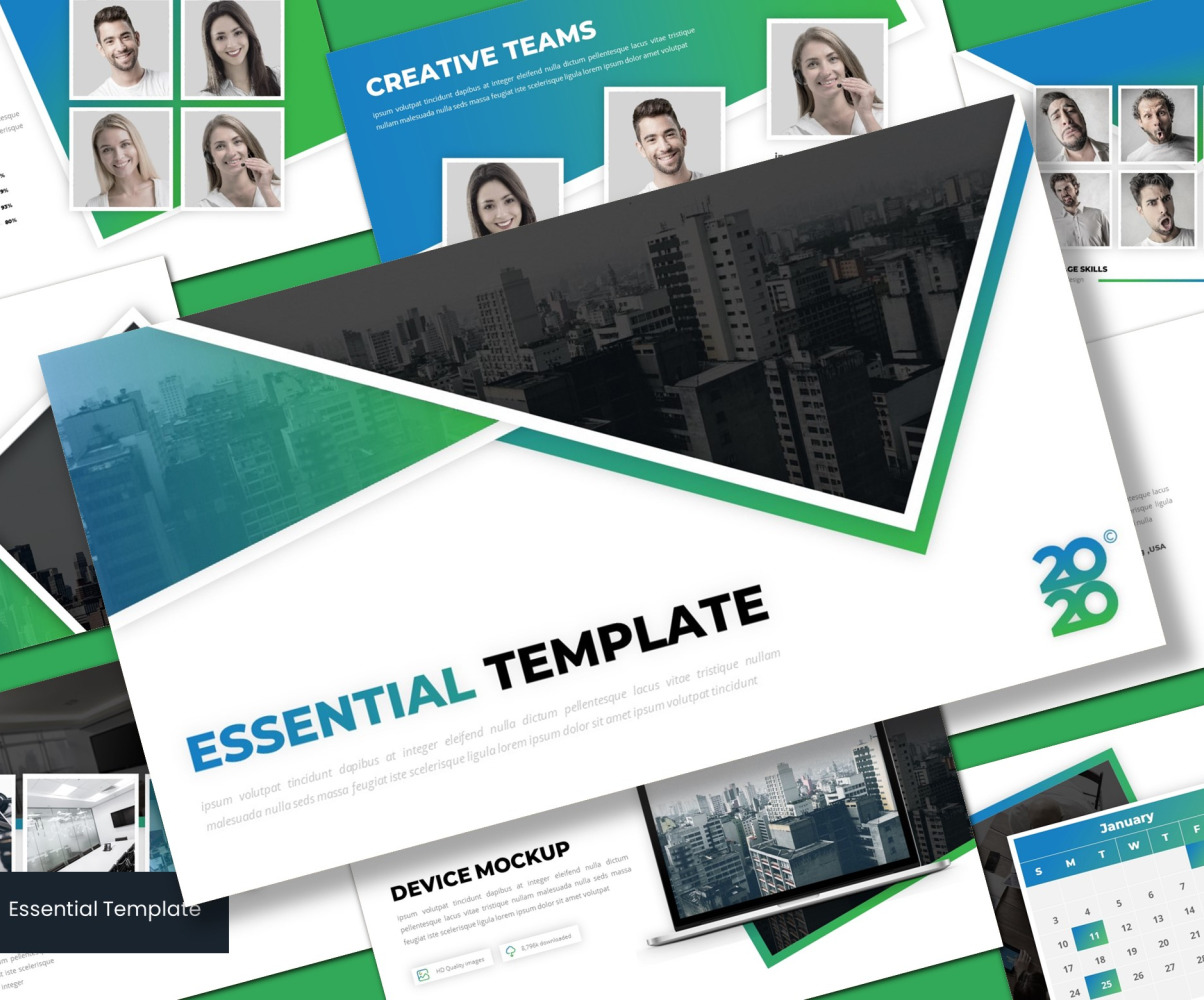 Essential PowerPoint Template #110594 - TemplateMonster