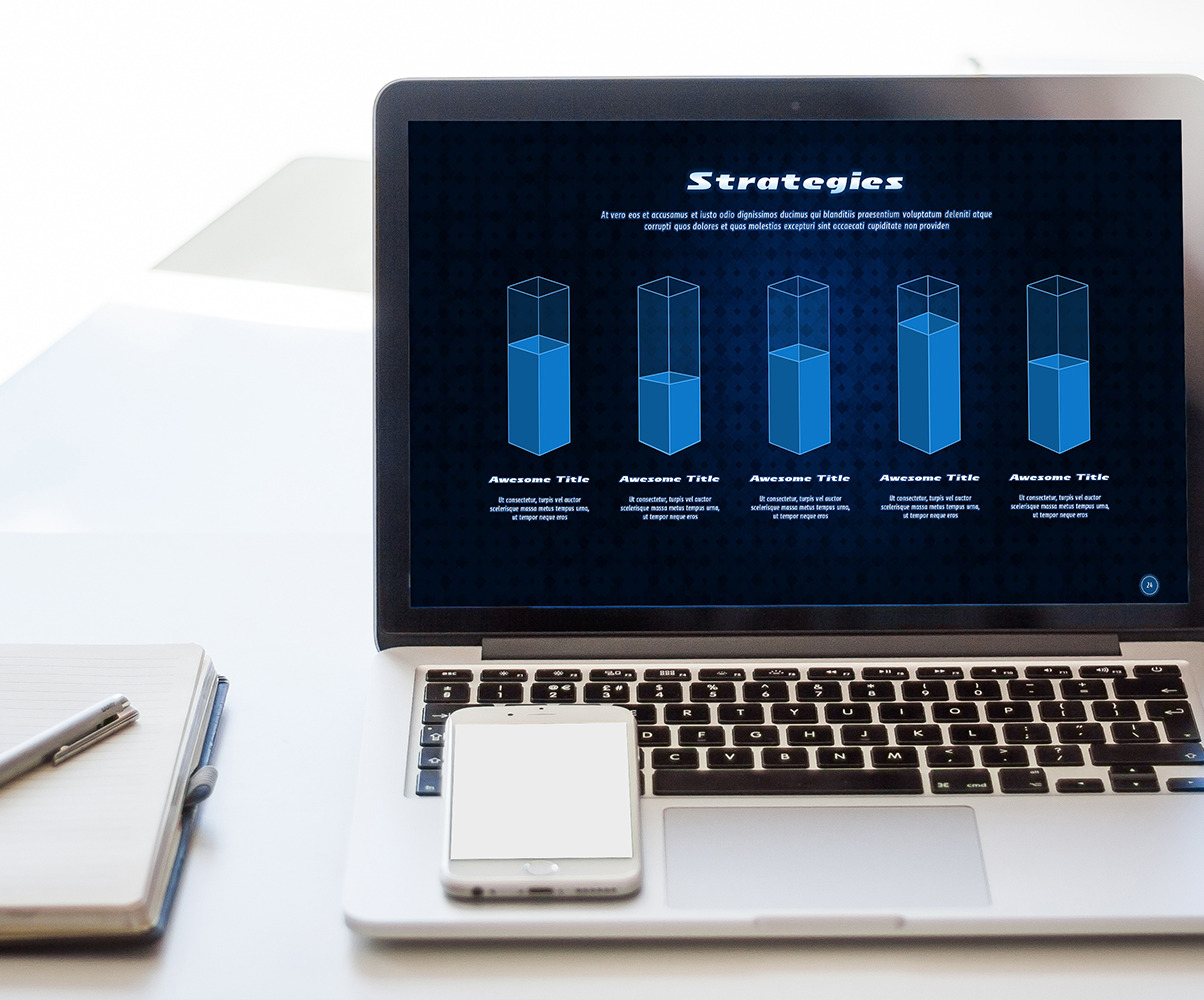 Max-Tech Technology Presentation PowerPoint Template #112304