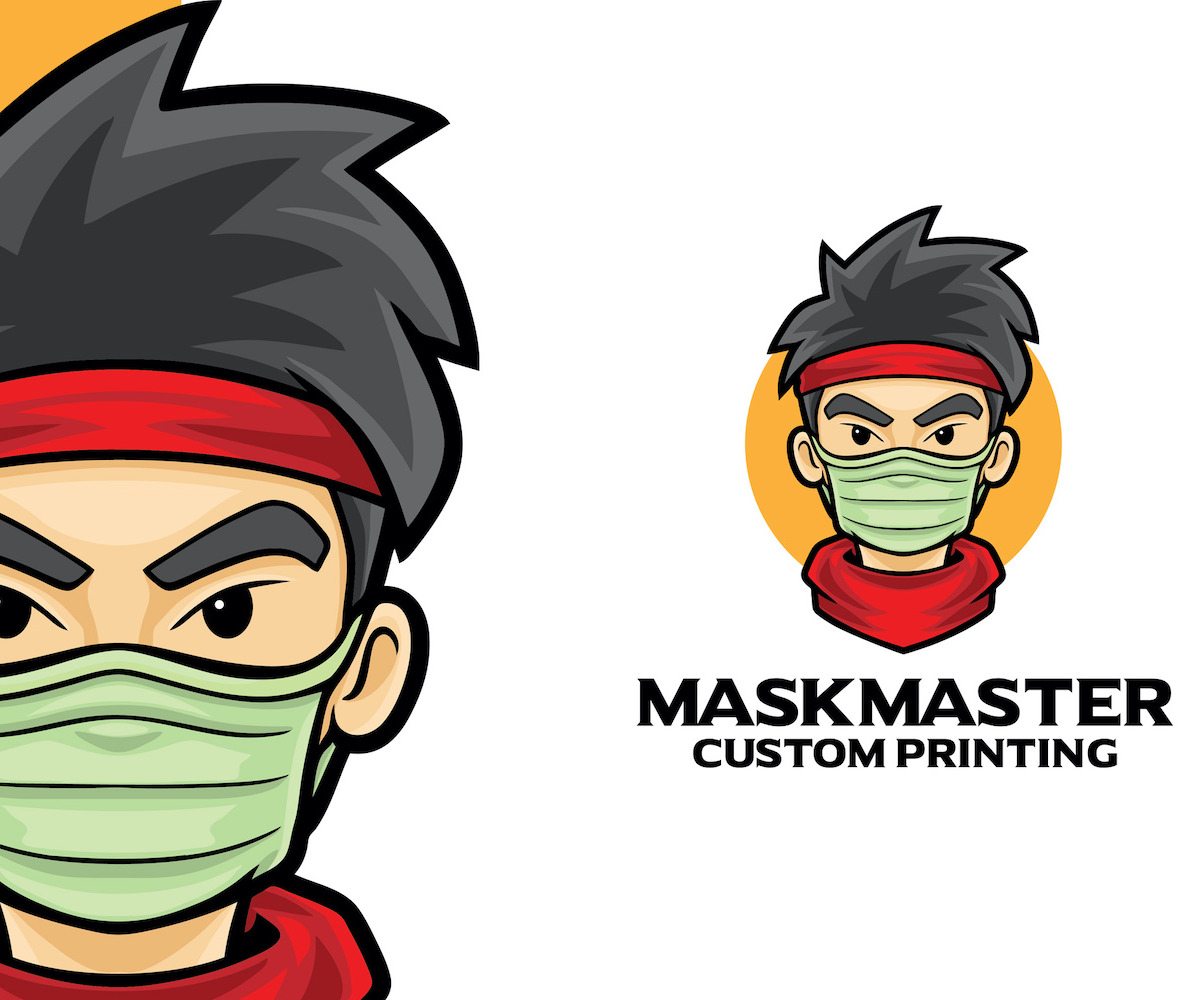 Masker Hero Logo Template #113152