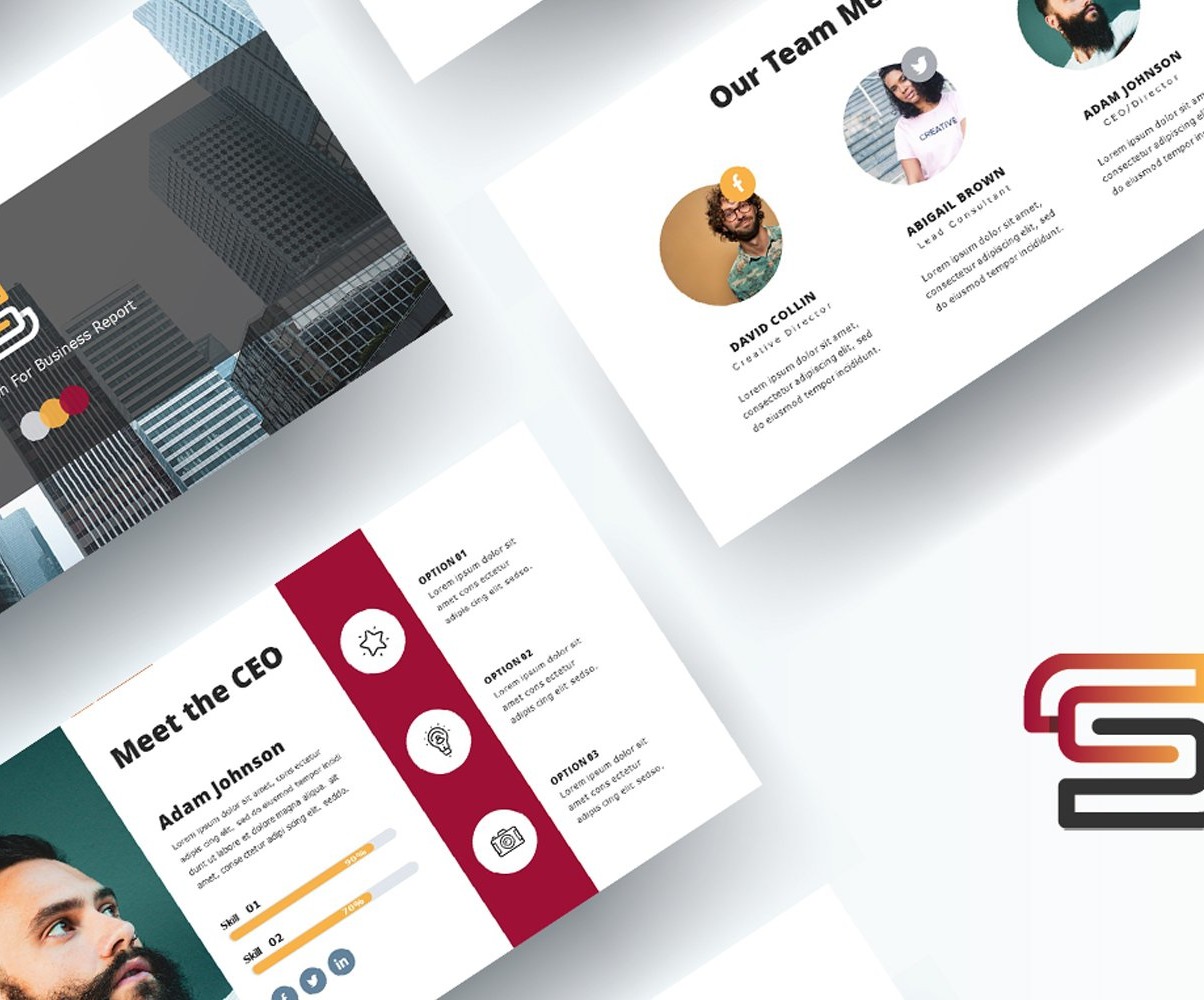 Modèle PowerPoint #115587 Graphismes