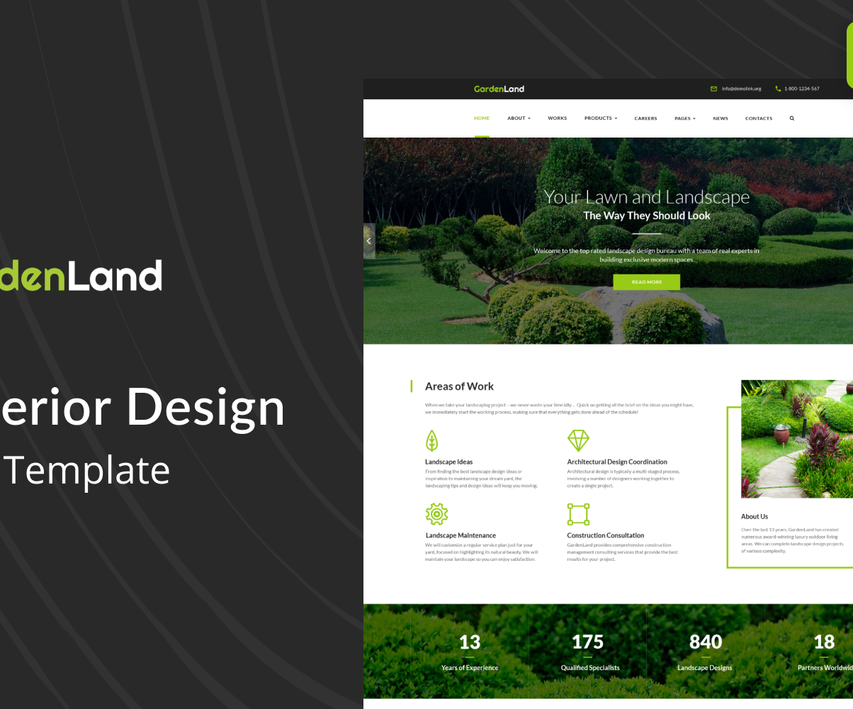 Garden Land - Exterior Design Multipage
