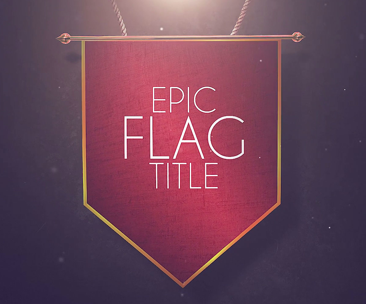 Epic Flag Title and Lower Thirds