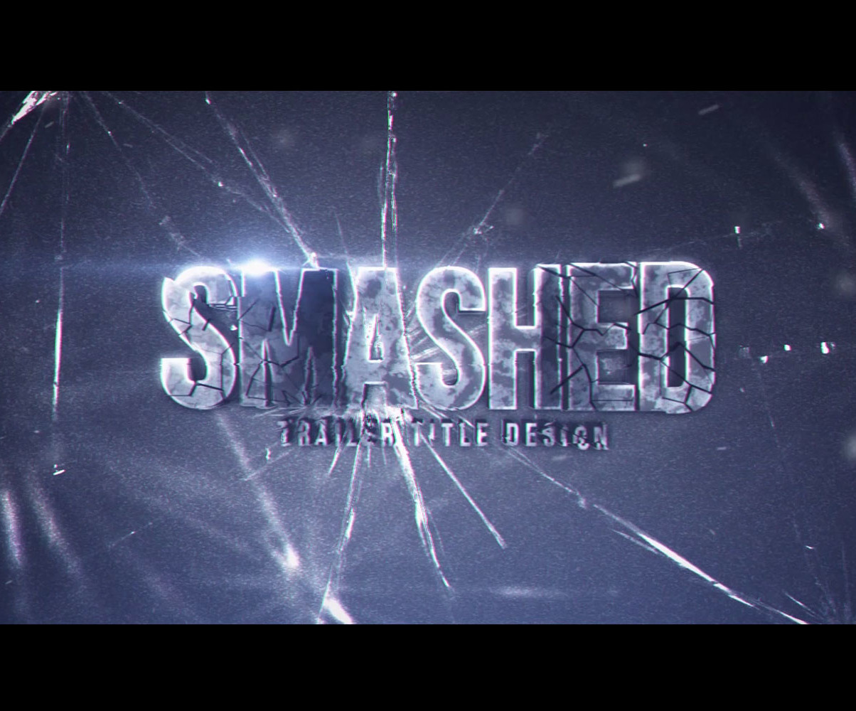 Smashed Title Design