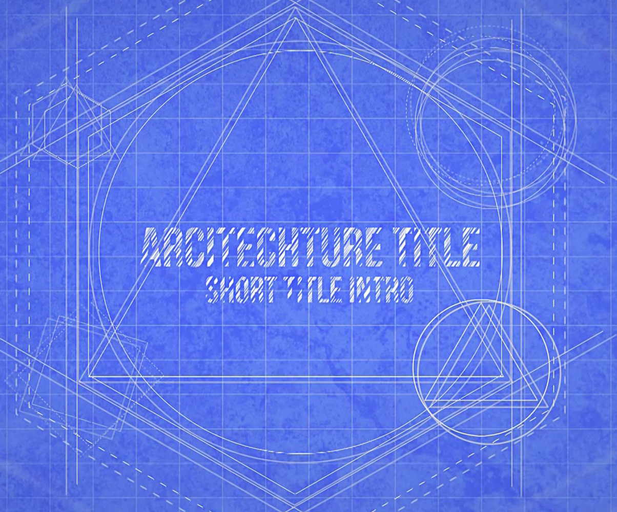 Blueprint Title Design
