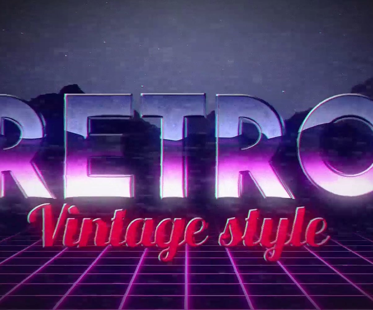 Retro Title