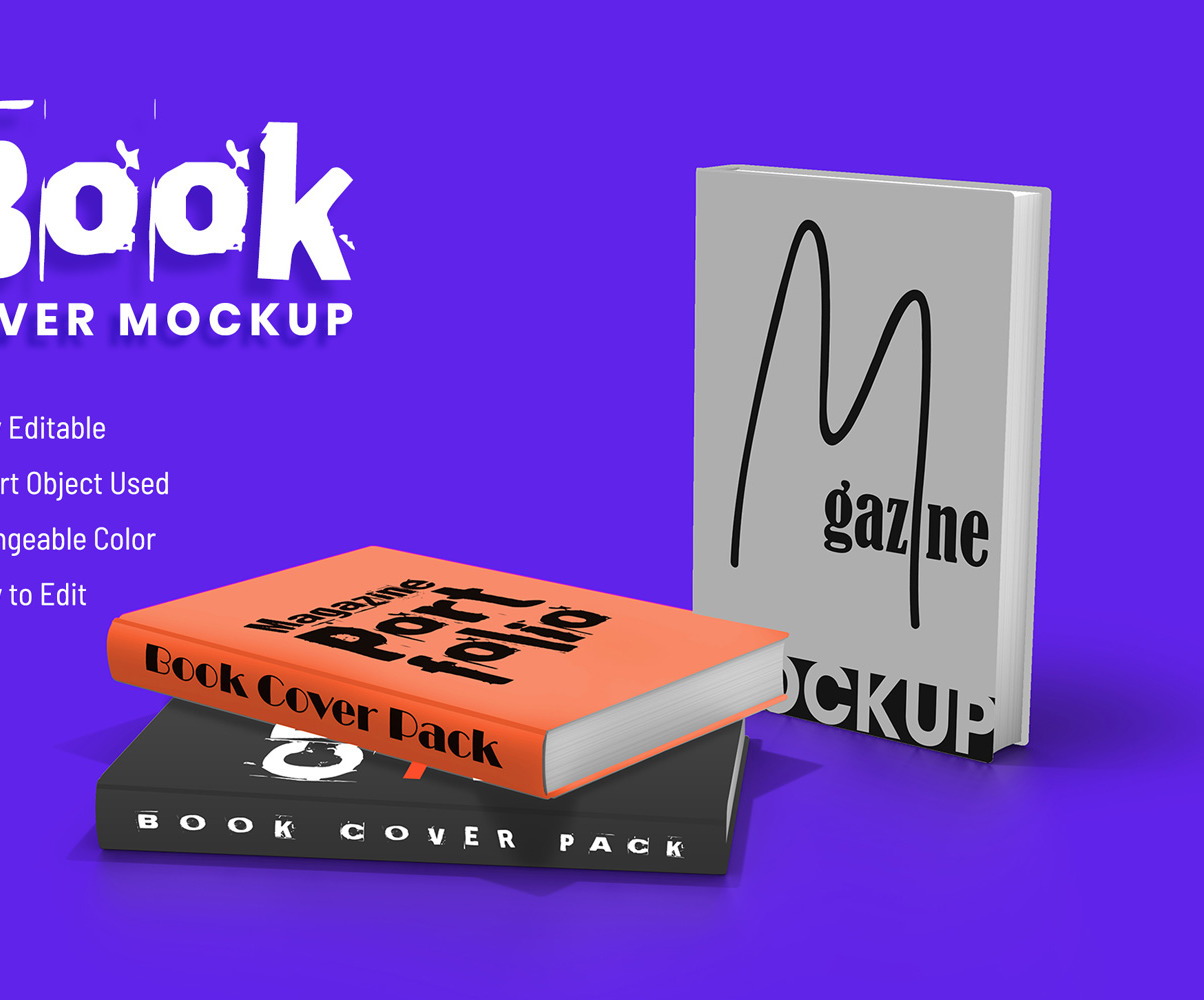 Book Cover Mockup Template