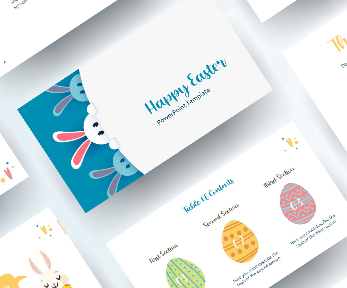 Free easter powerpoint template