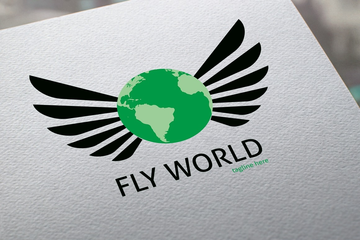 Fly World Logo Template #122349