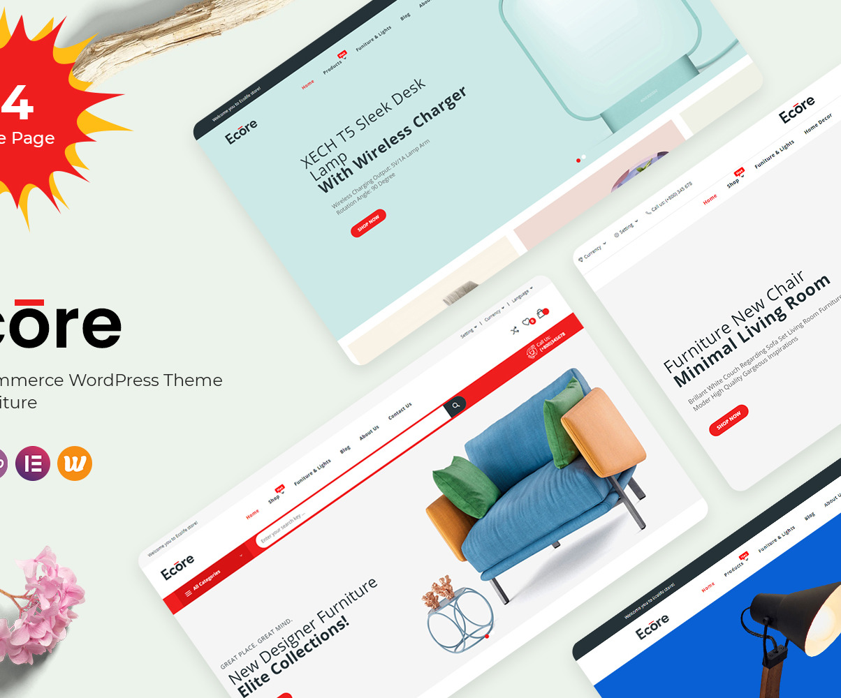 Ecore Furniture Woocommerce Theme