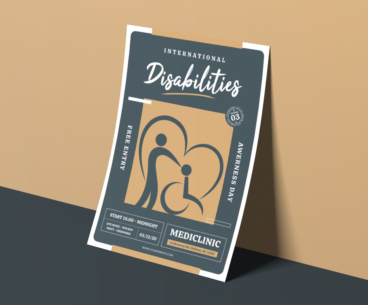 Disability Day Flyer Template