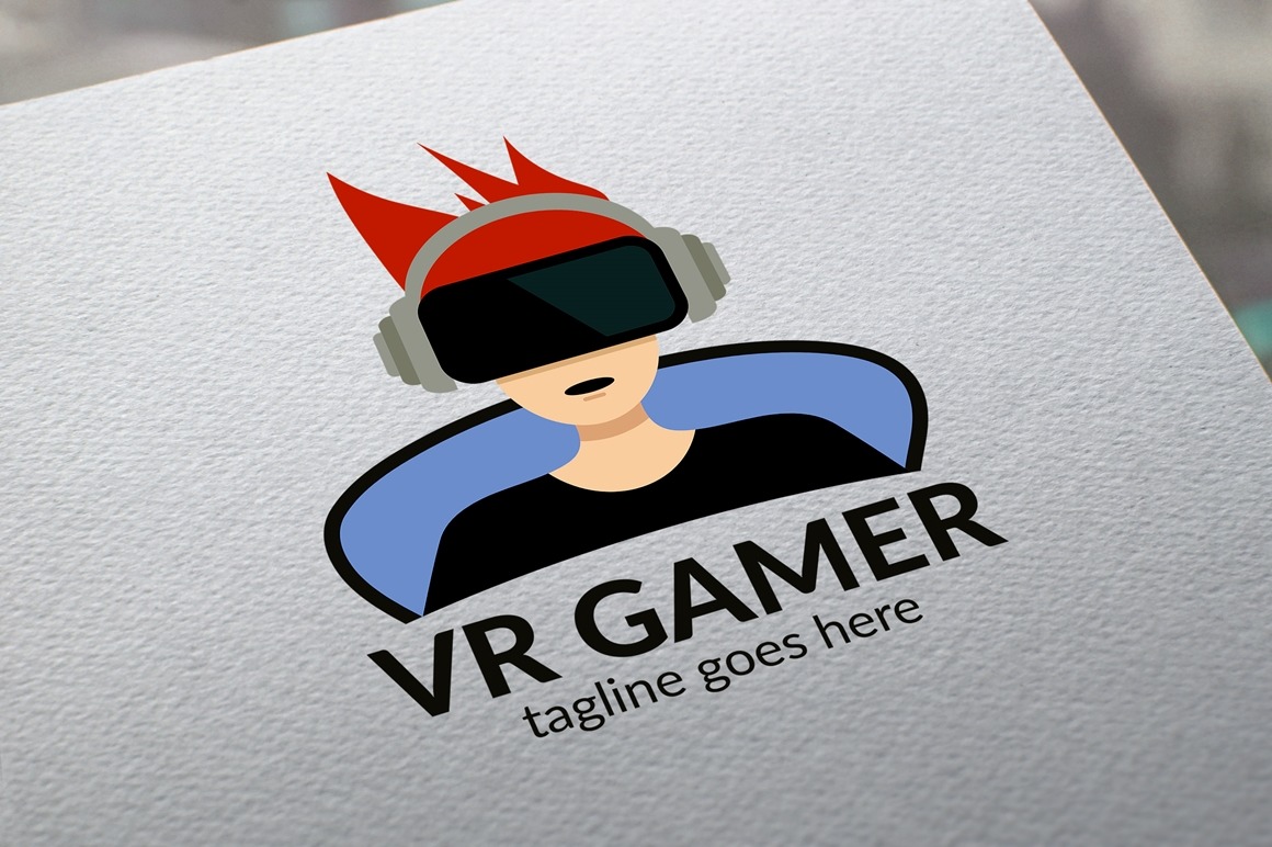 Vr Gamer Logo Template #123502