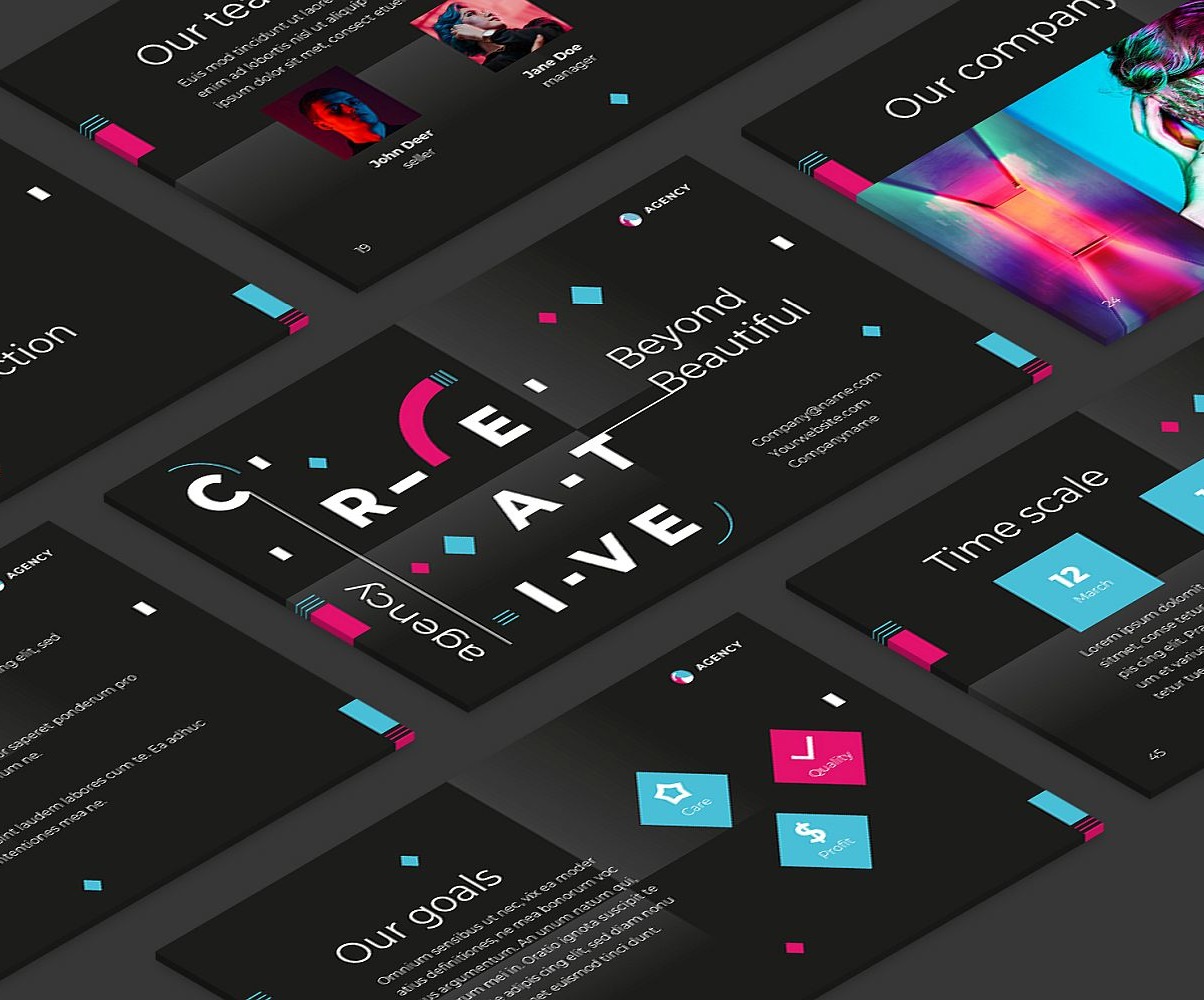 Creative Agency Presentation PowerPoint Template