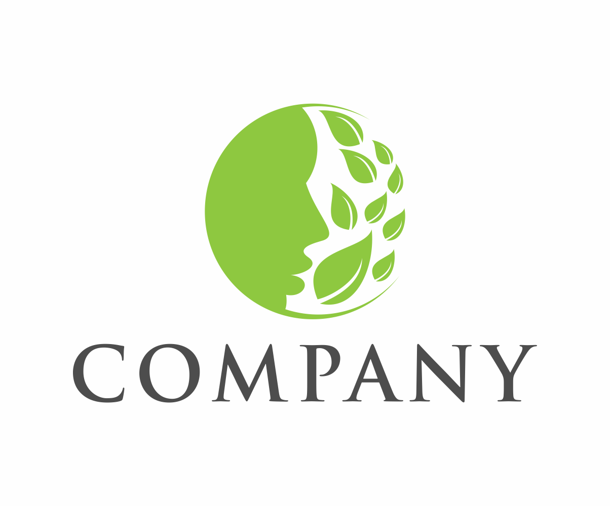 Green Man Logo Template #124310