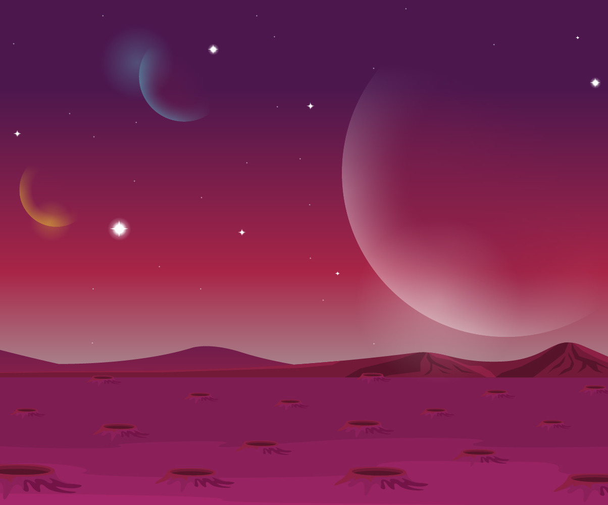 Landscape, surface, planet, sky, place, science, fiction, fantasy ...