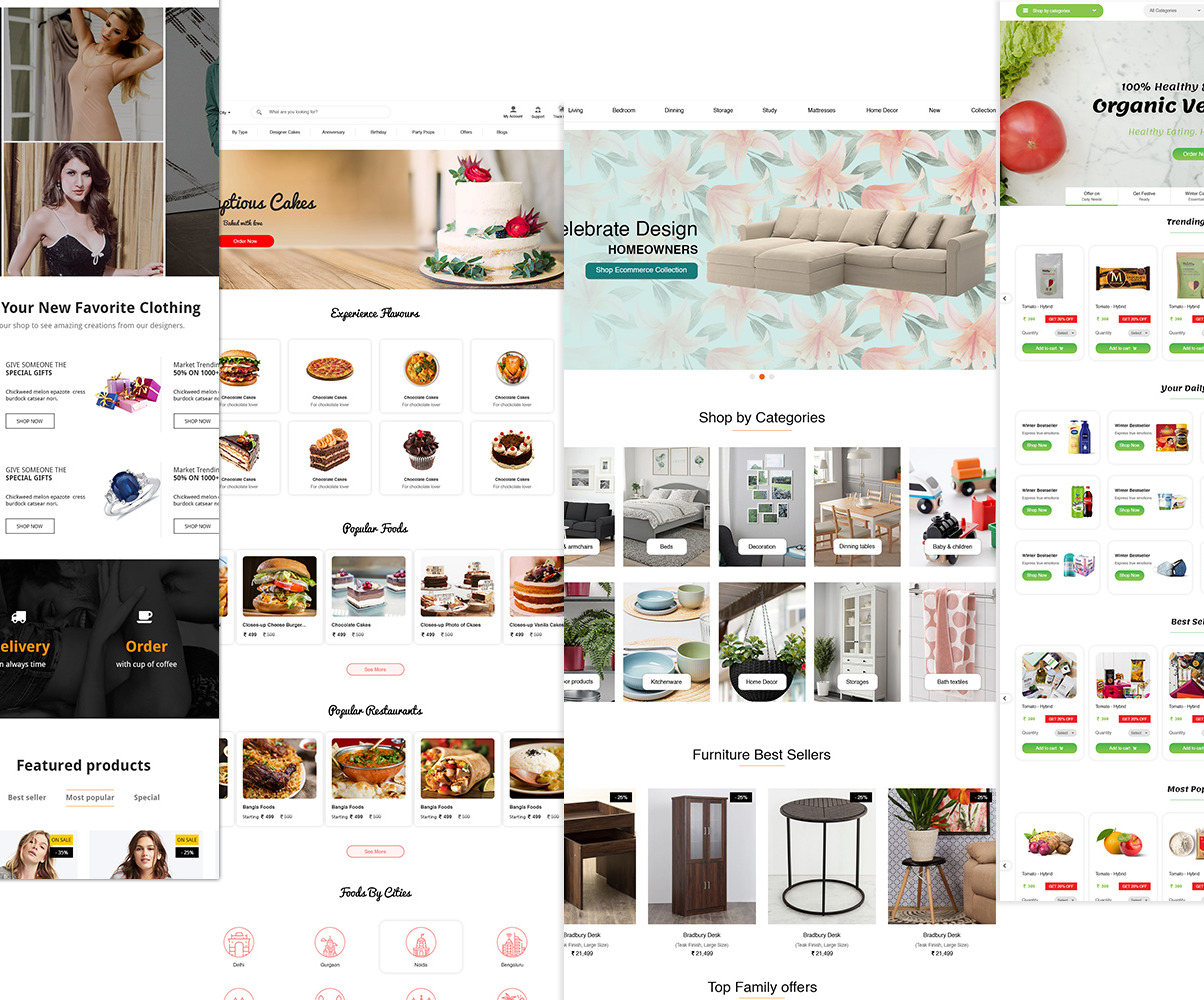 Ecomerc - A Multipurpose E-Commerce Online Store PSD Template