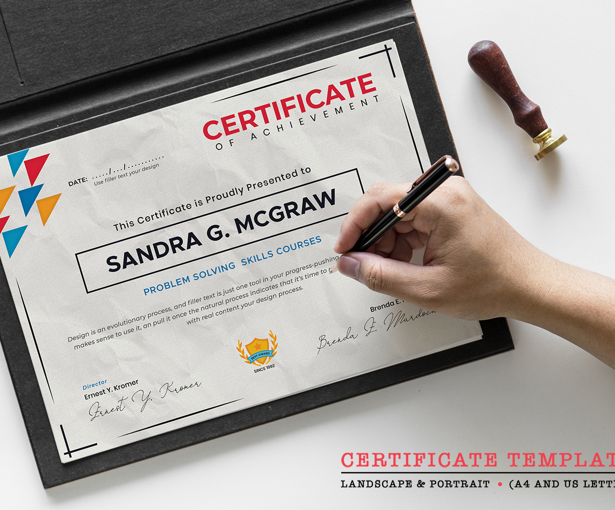 Course Complete Certificate Template