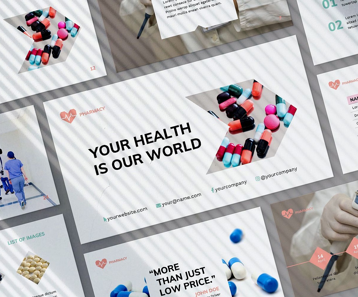 Pharmacy Presentation PowerPoint Template