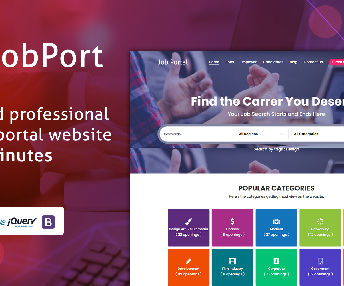 Job Recruiting HTML Template