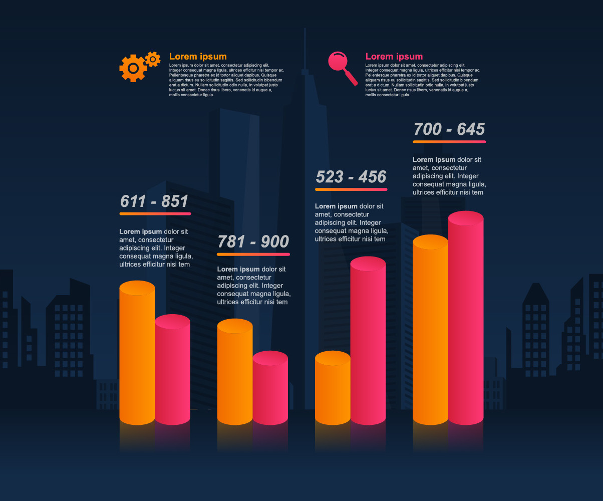 Improved, recovered, crisis, graph, bar, chart, economic, statistical ...