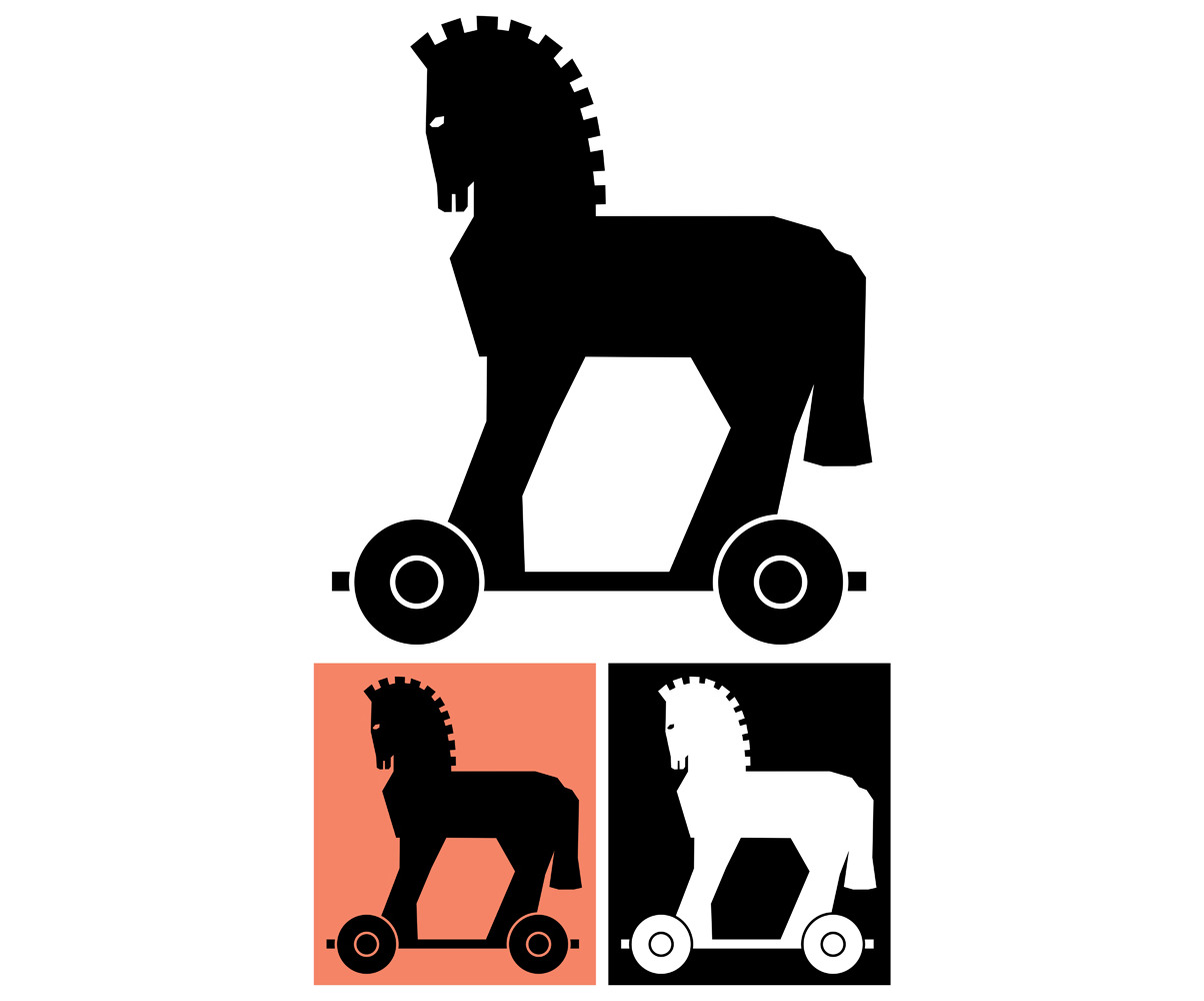 Trojan horse Trojan horse Greek Greece tropical pink Classical Style ...