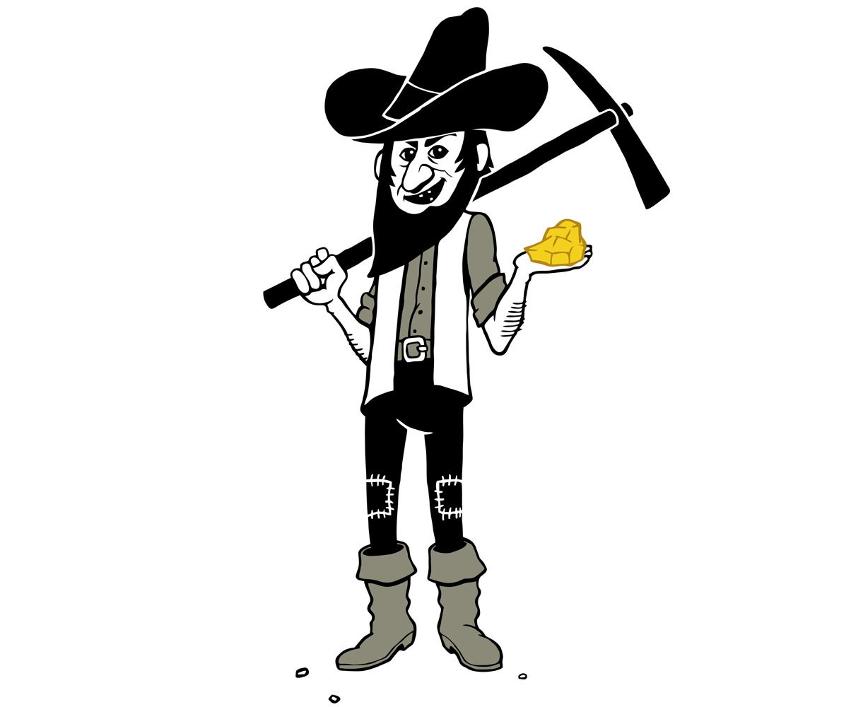 Gold Digger Cartoon Template Ilustração №143657