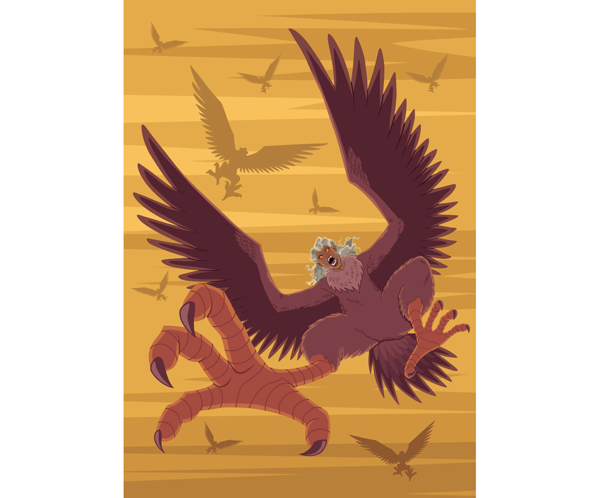 Harpy harpies harpia greek mythology bird monster predator creature ...