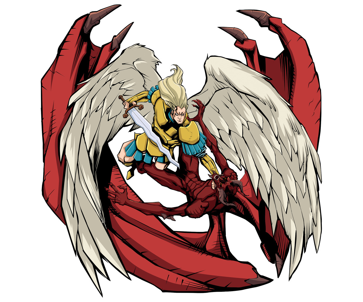 Angel versus Devil - Illustration #145468