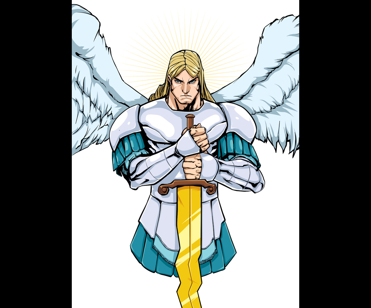 Archangel Michael Portrait 2 Illustration #145475