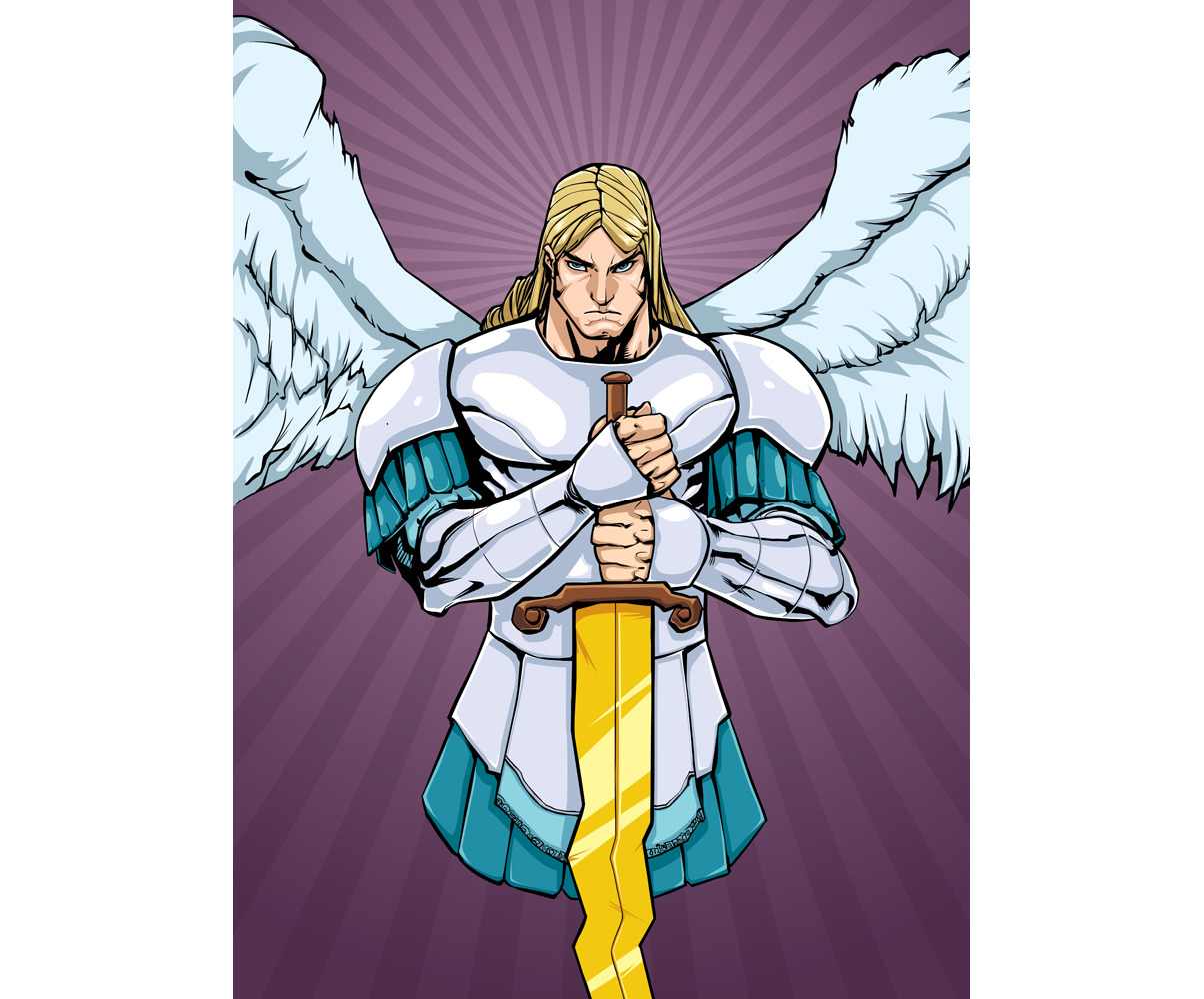 Archangel Michael Portrait 2 Illustration #145477