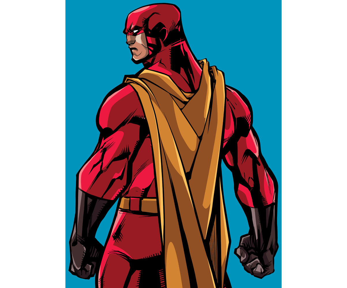 Superhero Back Battle Mode - Illustration #145587