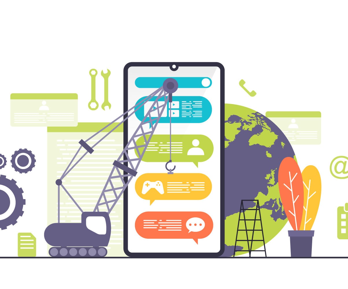 Mobile App Development Illustration #146246