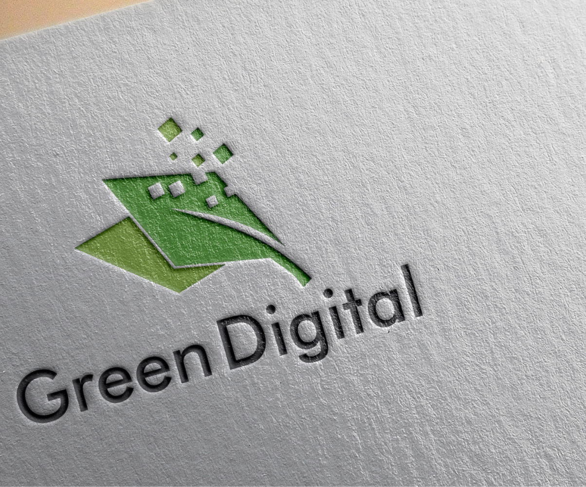 Green Digital Logo Template #149233