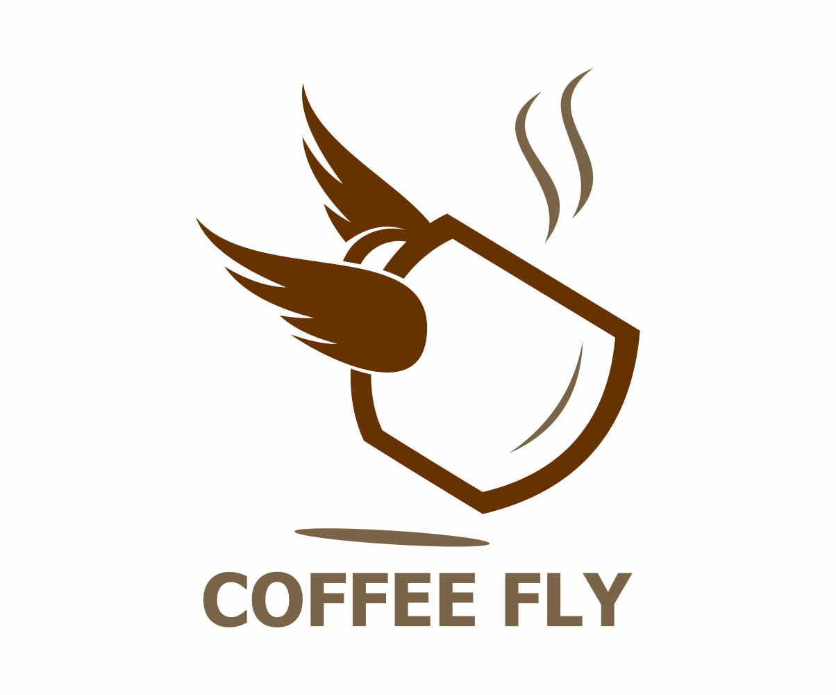 Flying Coffee Logo Template #151723