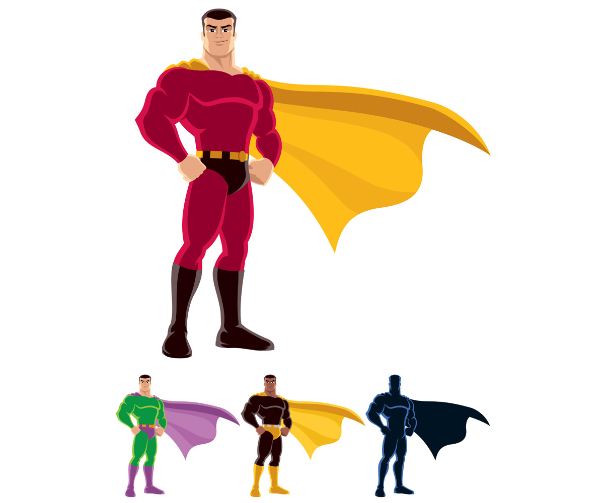 Superhero - Illustration #152570 - TemplateMonster
